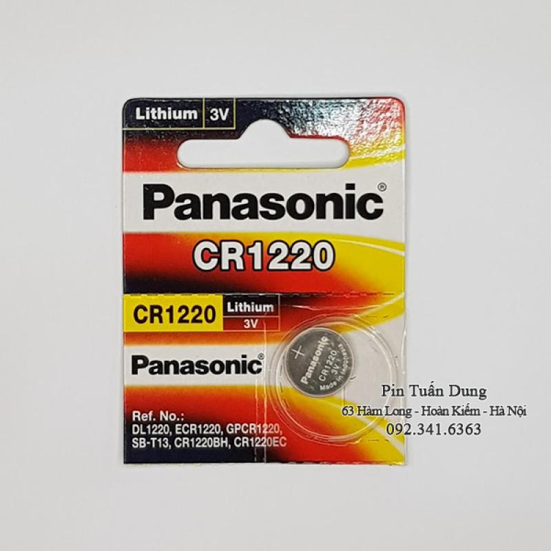 Pin 3v Lithium Panasonic CR1220 | Pin Tuấn Dung
